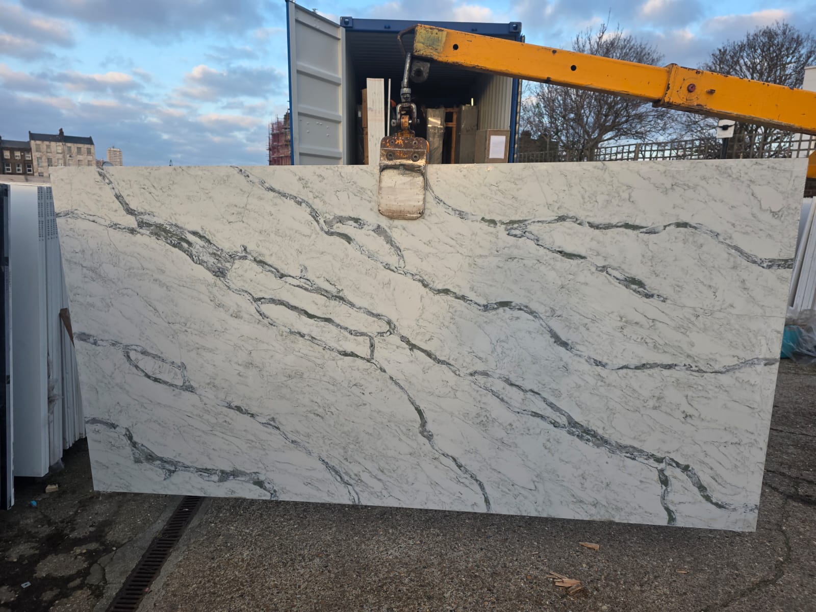 Calacatta Azul by Quartz City - Quartz City
